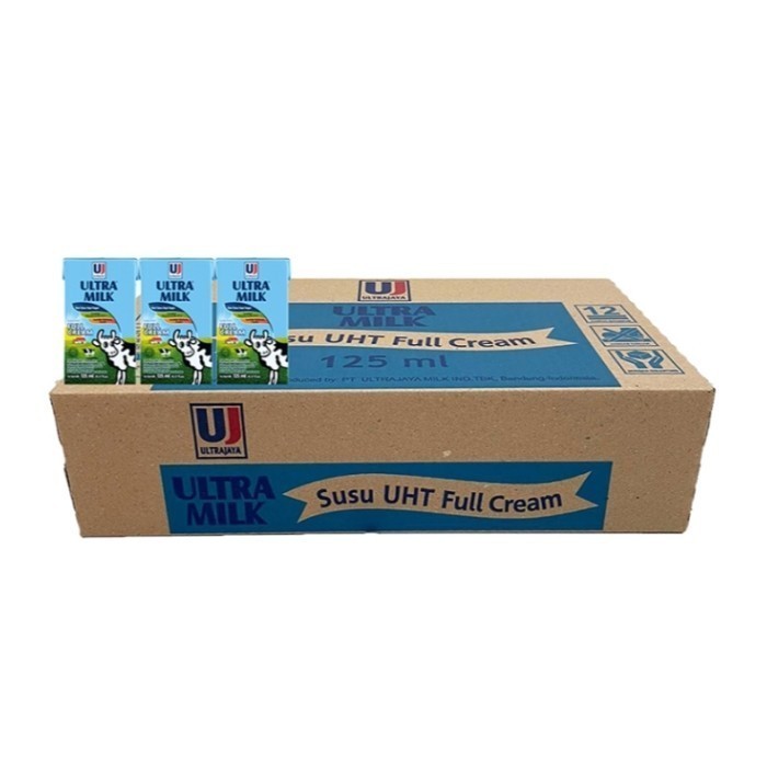 Jual ULTRA MILK Susu UHT Full Cream Karton 40 x 125 ml | Shopee Indonesia