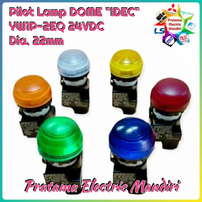 Jual IDEC Pilot Lamp LED YW1P-EQ 24VDC Dia. 22mm | Shopee Indonesia