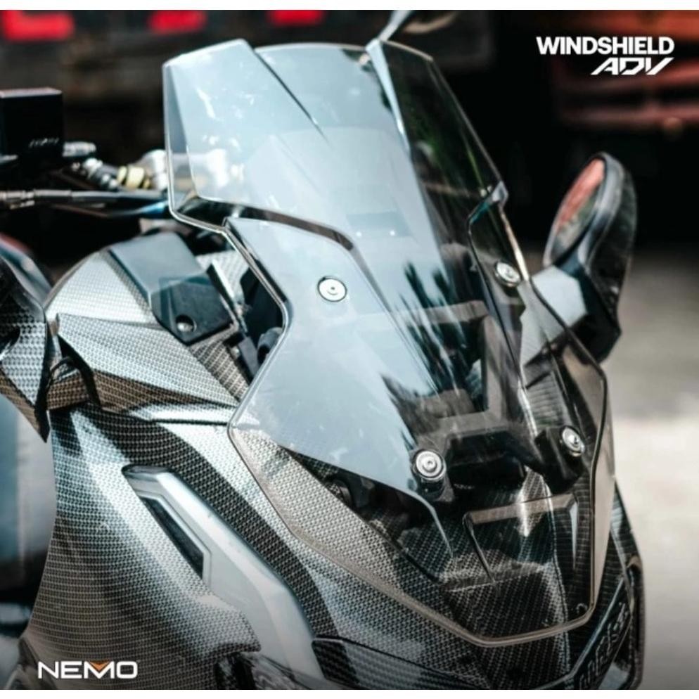 Jual VISOR HONDA ADV 150 DAN ADV 160 KACA DEPAN ADV MEREK NEMO ANTI ...