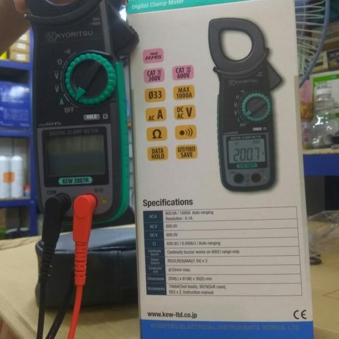 Jual Tang Ampere Digital Clamp Meter Merk Kyoritsu Barang Sesuai Gambar ...