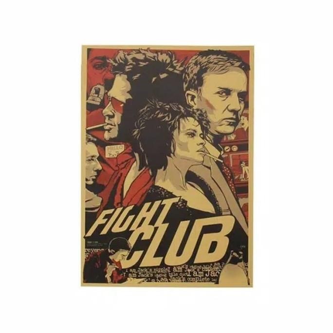 Jual Poster Film Series Fight Club Paper Kraft | Shopee Indonesia