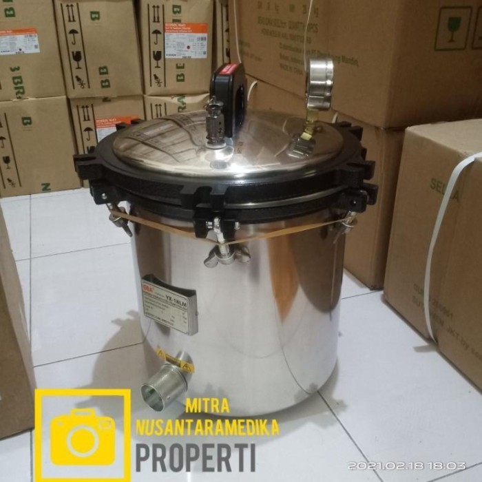 Jual Autoclave Gea Non Timer Yx 18Lm Volume 18 Liter | Shopee Indonesia