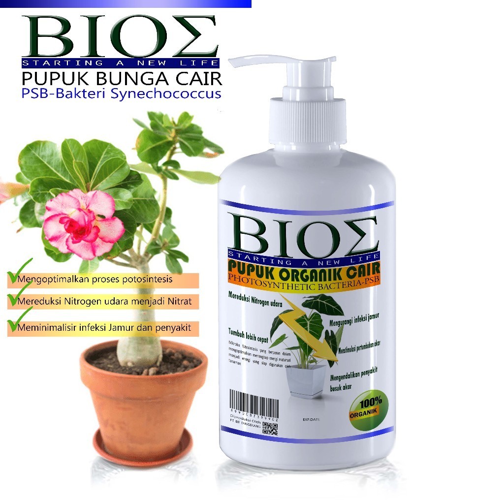 Jual BioE Pupuk hijau daun PSB fotosintesis Bakteria 500ml B41AS287 ...