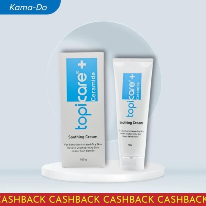 Jual HOT PROMO TOPICARE CERAMIDE SOOTHING CREAM 100GR - PELEMBAB KULIT ...
