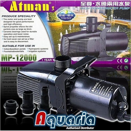 Jual Murah Atman Mp-12000 Pompa Air Submersible Pond Pump | Shopee ...