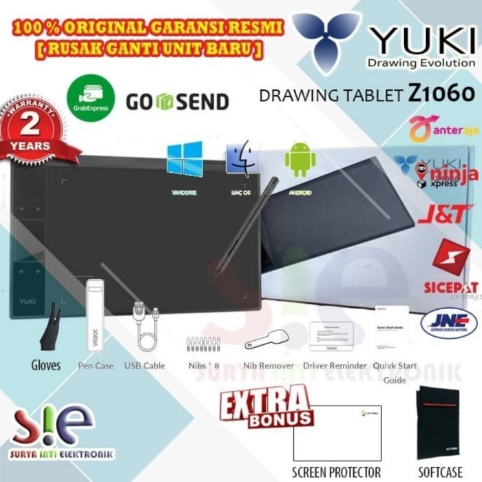 Jual Veikk A30 Tablet Drawing 8192 Pressure Level Alternatif Wacom ...