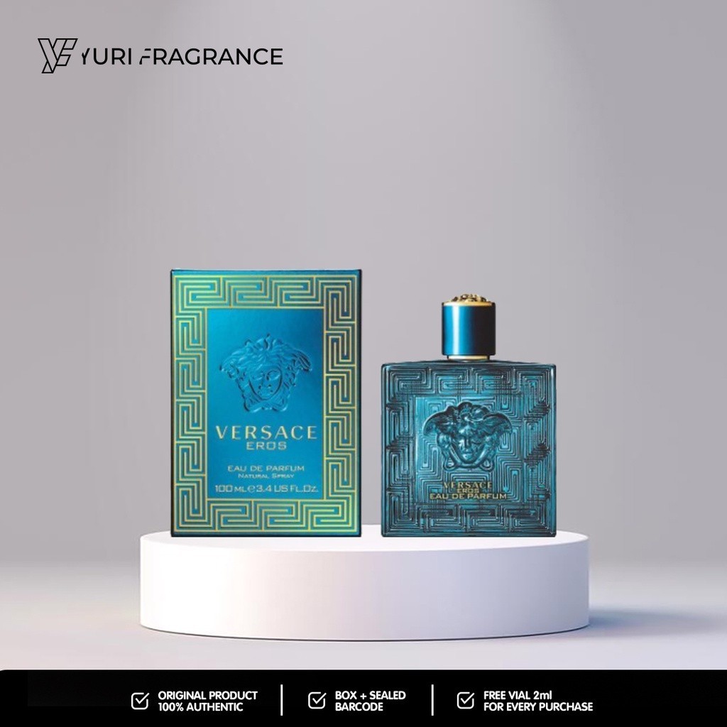 Jual Versace Eros EDP 100ml Original Box Segel Lengkap | Shopee Indonesia