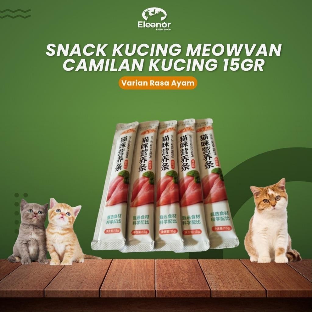 Jual Snack Kucing Meowvan Rasa Ayam Snack Penggemuk Kucing Food Cat ...