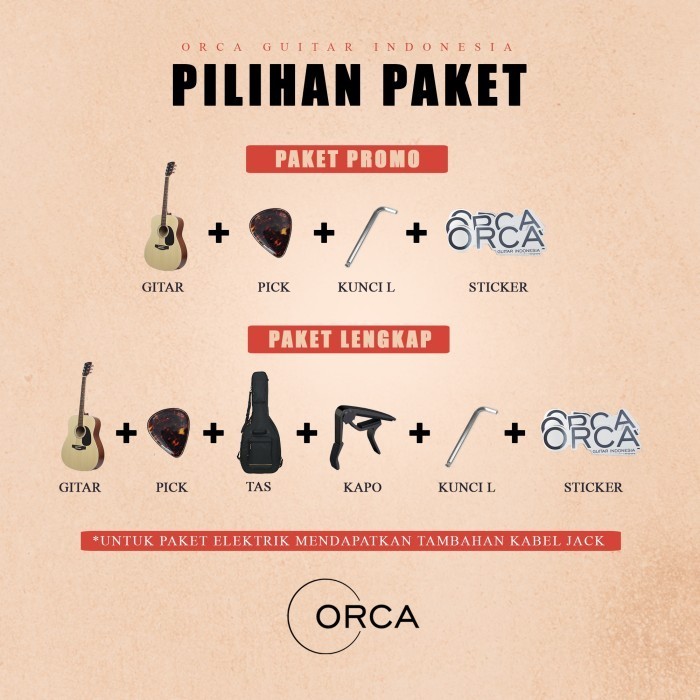 Jual Ami Orca Gitar Akustik Apx500Ii Tanam Besi Senar String Guitar ...