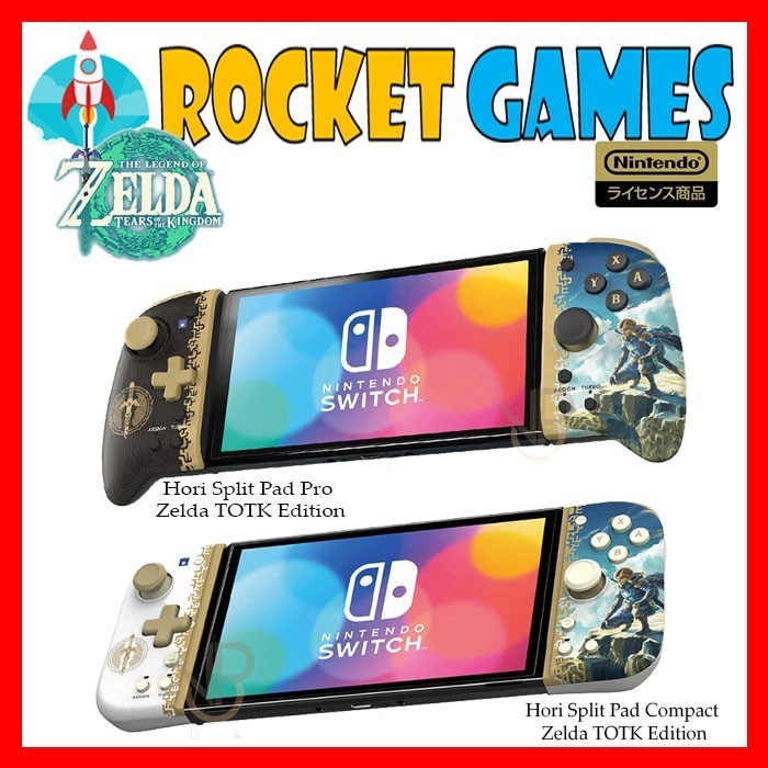 Jual Hori Nintendo Switch Split Pad Pro & Compact Zelda Tear Of The ...