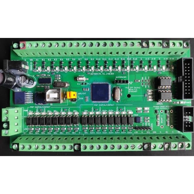 Jual HARGA DISC - PLC MEGA V.3 STANDART PP 16 SINKING ATMEGA128A ...