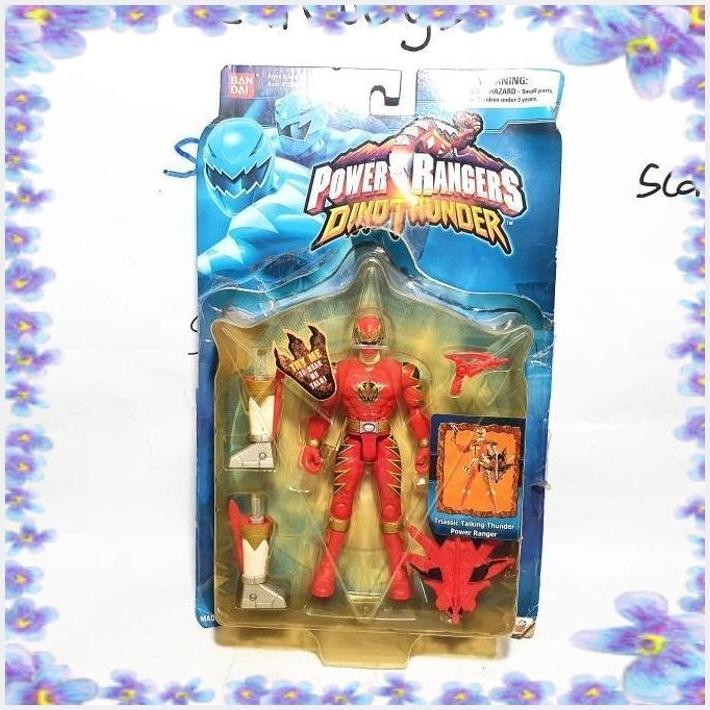 Jual [SCY] POWER RANGERS DINO THUNDER TRIASSIC RED RANGER - SENTAI ...