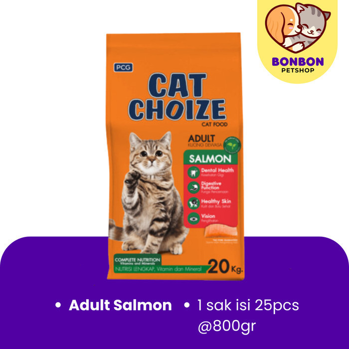 Jual Cat Choize 20Kg Makanan Kering Kucing Kitten Cat Choice Zak Isi ...