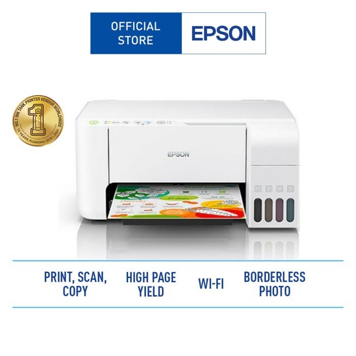 Jual Ready Printer Epson L 3150 Print Scan Copy Wifi - Putih (L 3156 ...
