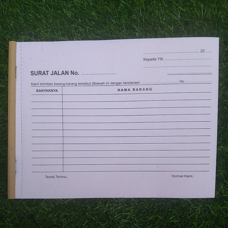 Jual NOTA SURAT JALAN 2 RANGKAP ISI 100 LEMBAR 50 SET UKURAN A5 21X16 ...