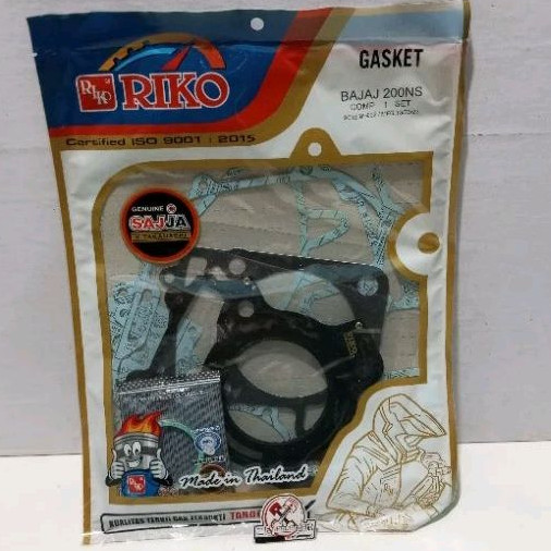 Jual PAKING FULLSET NS 200/GASKET FULL SET KAWASAKI BAJAJ PULSAR FULSAR NS200 NS 200 RIKO ...