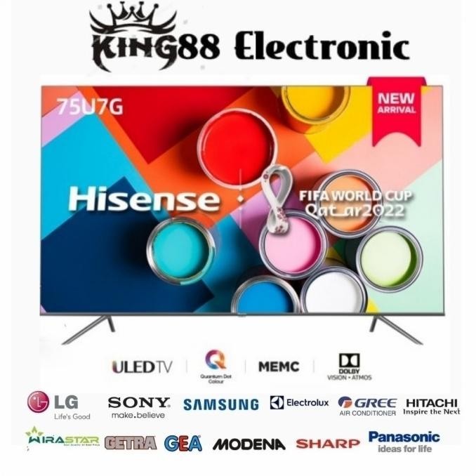 Jual [Ready Stock] Hisense 75U7G Uled Smart Tv 75 Inch 4K Quantum Dot | Shopee Indonesia