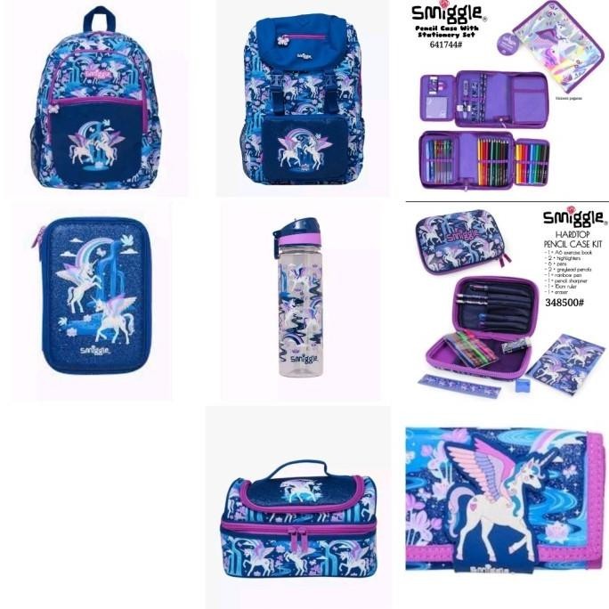 Jual [New] Smiggle Uni Away Series Backpack, Lunch Bag, Botol Minum ...