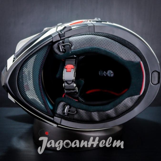 Jual new helm nolan helm n702x torpedo #045 | metal white | n70.2x ...