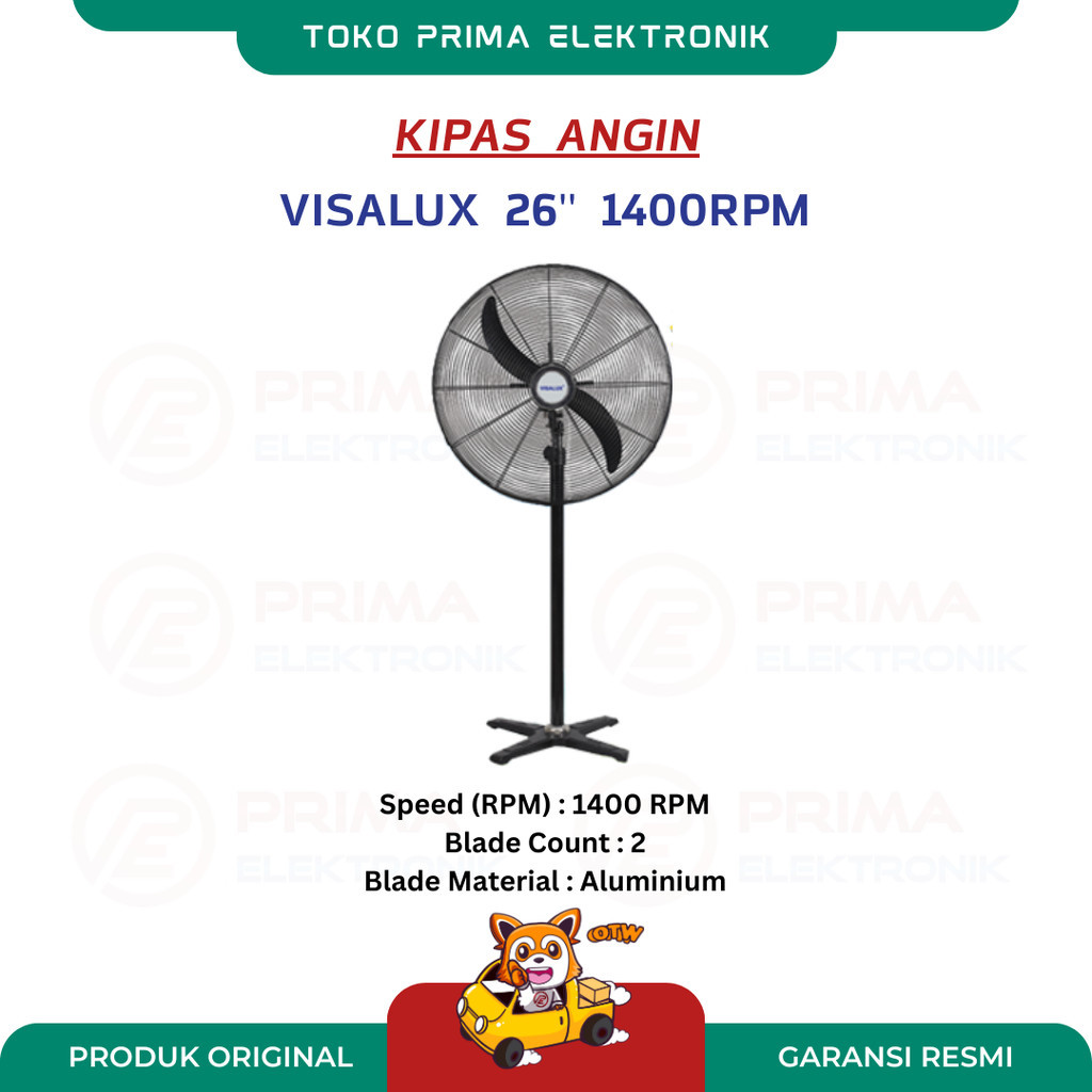 Jual KIPAS ANGIN VISALUX STAND FAN 26'' 1400RPM | Shopee Indonesia