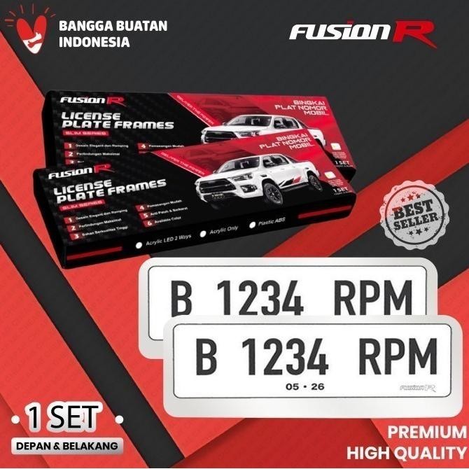 Jual Fusion R Cover Tempat Tatakan Dudukan Plat Mobil Akrilik Mika ...