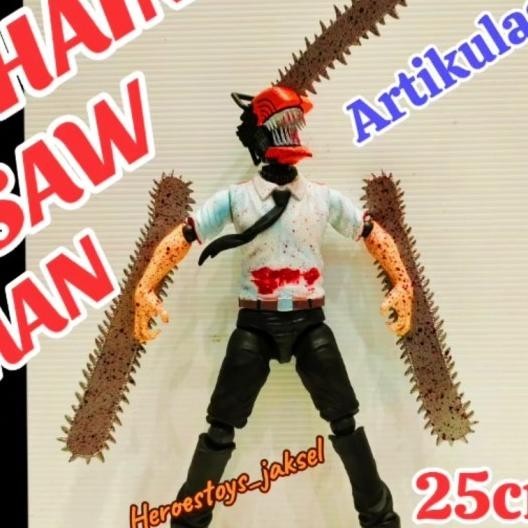 Jual Mainan Chainsaw Man Denji Action Figure Chain Saw Man Anime Denji ...