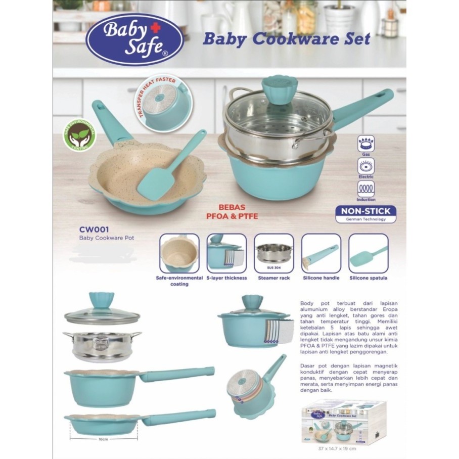 Jual Jual!! Cookware Set Set Peralatan Masak Premium Wajan Panci CW001 ...
