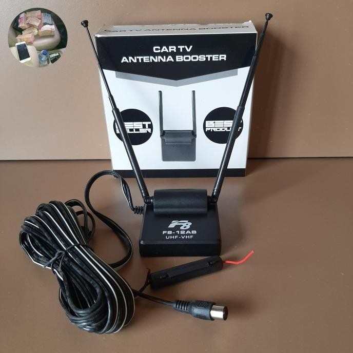 Jual Antena tv mobil boster digital antena tv Doubledin head unit LS01 ...