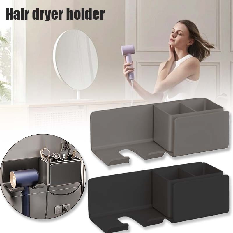 Jual Gantungan Hairdryer Tempel Tempat Catokan Dan Hairdryer Rak Penyimpanan Pengering Rambut ...