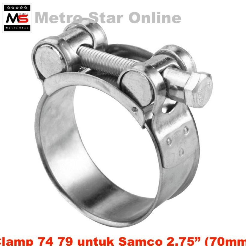 Jual Clamp 74 79 Stainless Steel T-Bolt Heavy Duty Untuk Samco 2,75 ...