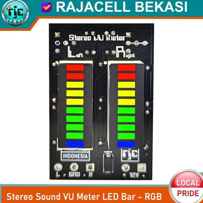 Jual Digital Vu Meter Audio Level Meter Model Led Bar Stereo Sound ...