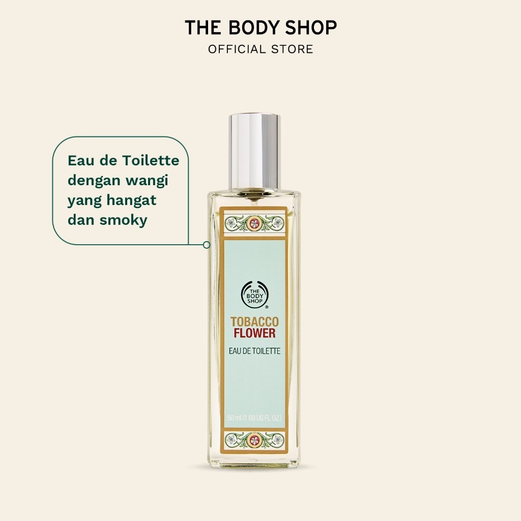 Jual The Body Shop Tobacco Flower Eau De Toilette Parfum EDT 50Ml | Shopee Indonesia