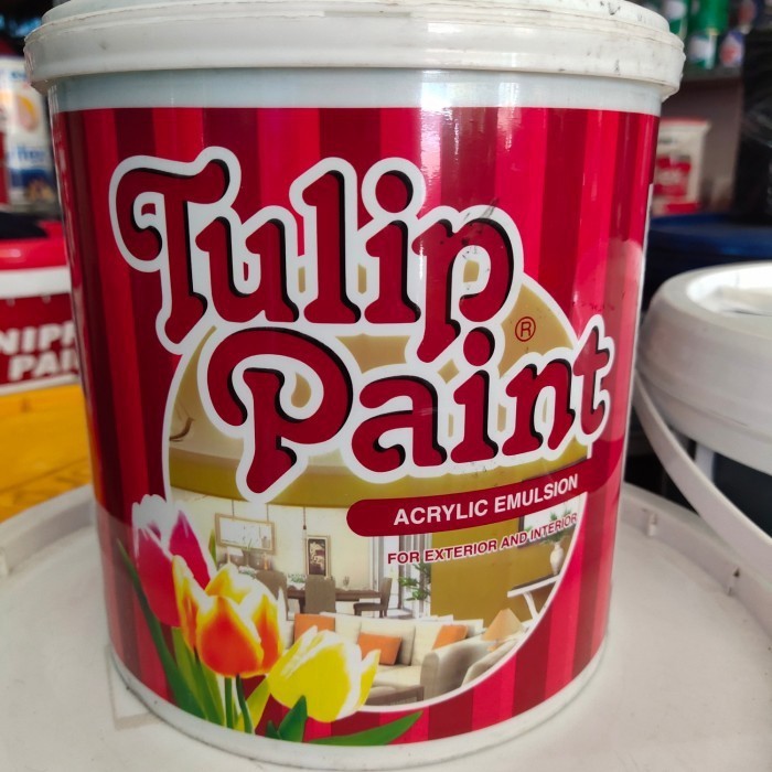 Jual Cat Tembok Tulip Paint Sanlex Anti Bakteri Interior 18 Kg Super ...