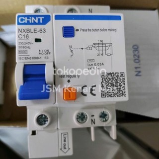 Jual RCBO 30MA ELCB+MCB NXBLE-63 1P+N 6A 10A 16A 20A 25A 32A 40A 50A CHINT | Shopee Indonesia