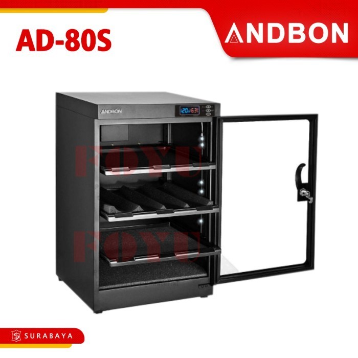 Jual Andbon Ad-80S Electric Dry Cabinet With Digital Control 80L | Shopee Indonesia