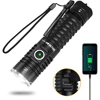 Jual Wurkkos TS22 USB C Isi Ulang 21700 LED XHP70D HICRI Senter 4500LM Kuat | Shopee Indonesia