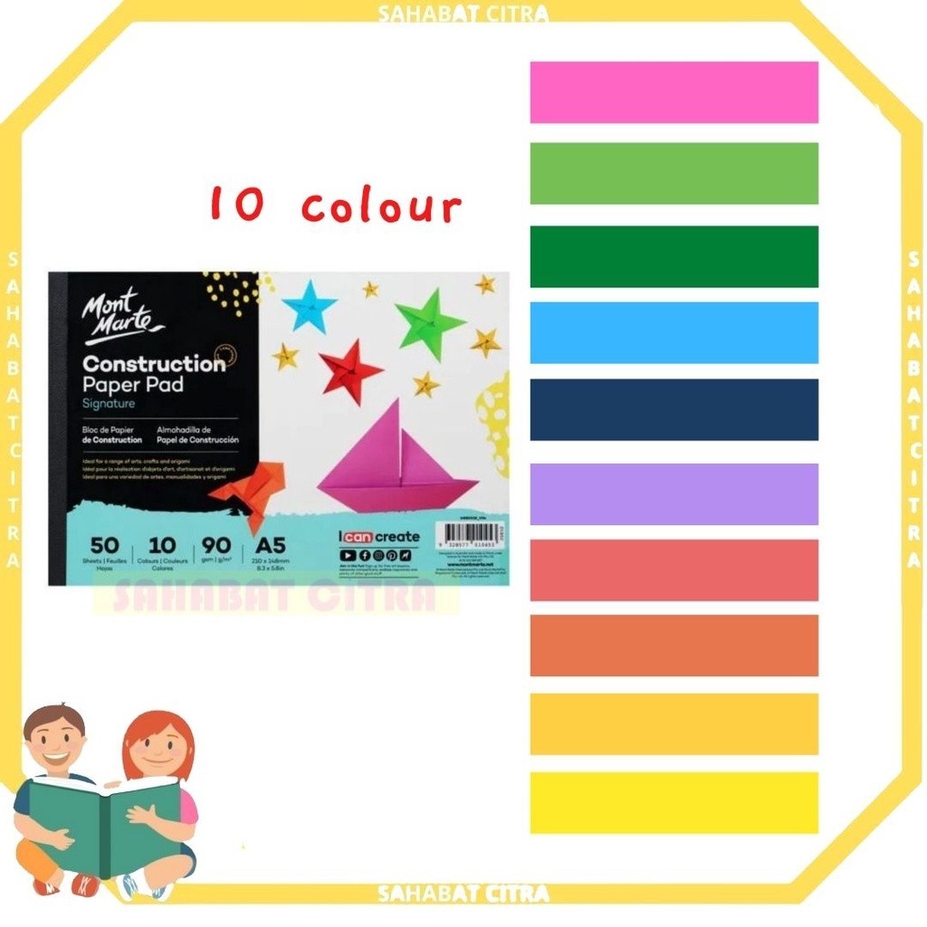 Jual KERTAS CONSTRUCTION PAPER / ORIGAMI DOUBLE FACE A5 手工纸 | Shopee ...