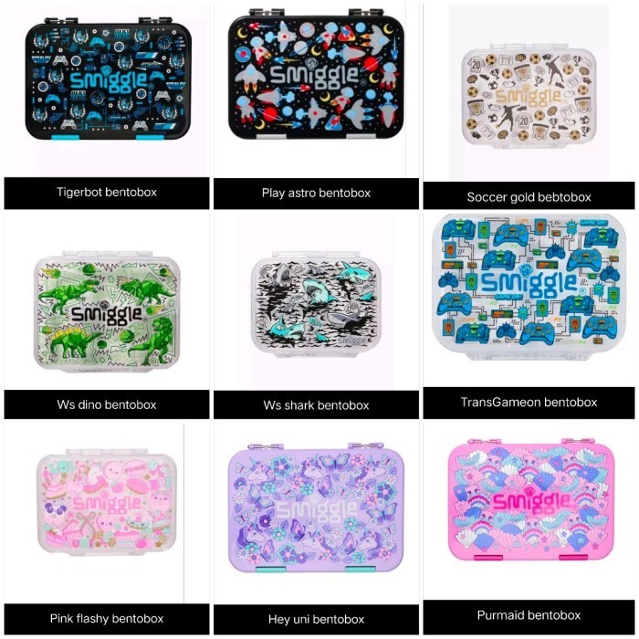 Jual Smiggle Bento Minecraft Soccer Gold Game Flutterkotak Makan Shopee Indonesia 