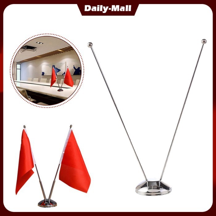 Jual Stand Tiang Bendera Meja Stainless Steel Flag Pole Tiang Bendera ...