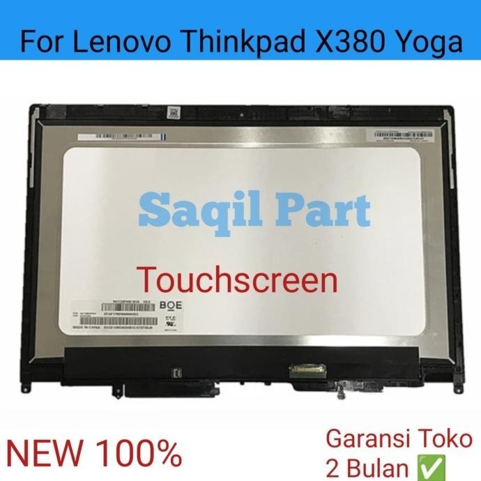 Jual Lcd Layar Lenovo Thinkpad X380 Yoga 20LH 20LJ Touchscreen FHD IPS ...