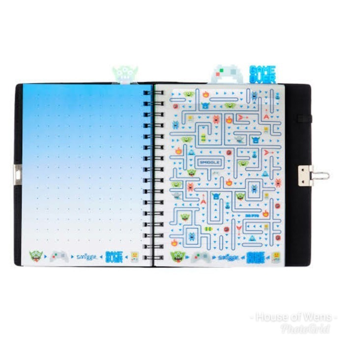 Jual Smiggle Game Over Lockable A5 Notebook - Diary Smiggle | Shopee ...