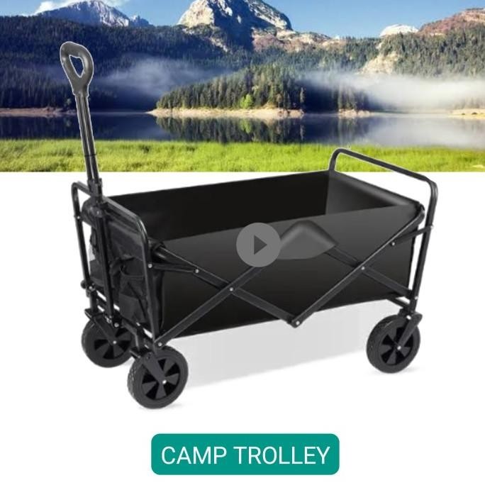 Jual Camping Trolley Foldable Box Troli Gerobak Lipat Outdoor Besar ...