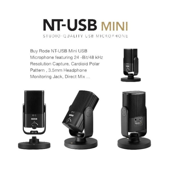 Jual Rode Nt-Usb Mini Microphone | Shopee Indonesia