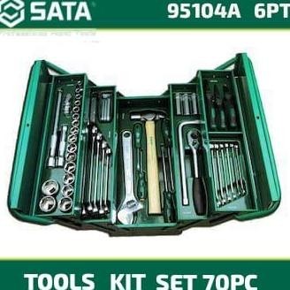 Jual Sata 95104A-70 6Pt Cantilever Mechanic Tool Box Set 70Pcs Tool Kit Set | Shopee Indonesia