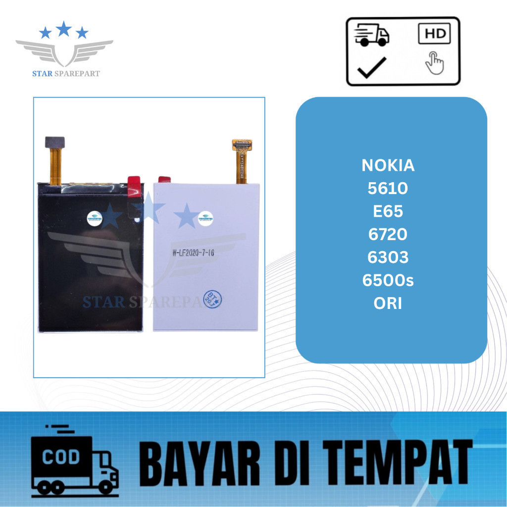 Jual LCD TOUCHSCREEN NOKIA 5610 / E65 / 6720 / 6303 / 6500s ORI | Shopee Indonesia