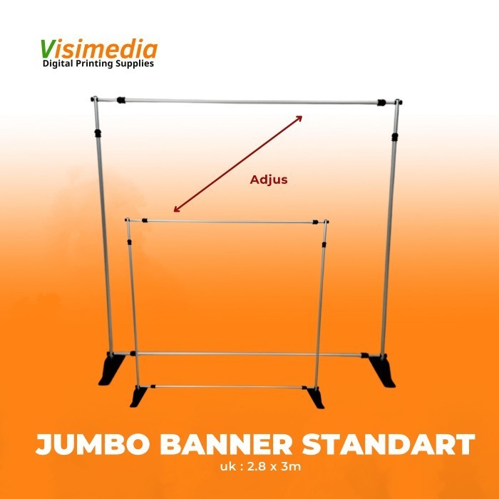 Jual Jumbo Banner Standart 3X3M Giant Banner Backdroop Backwall ...