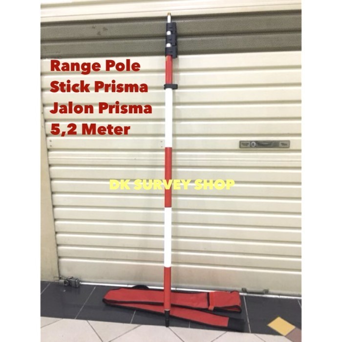 Jual Telescopic Range Pole / Prism Pole/ Pole Stick / Jalon Prisma 5 ...