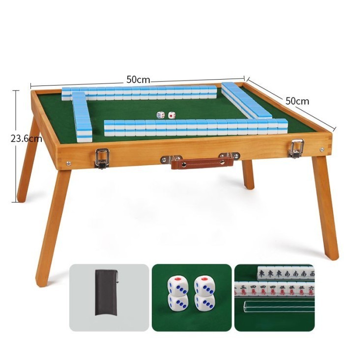 Jual Set Mahjong Game Dengan Meja Tradisional Mahyong Board Game Travel ...