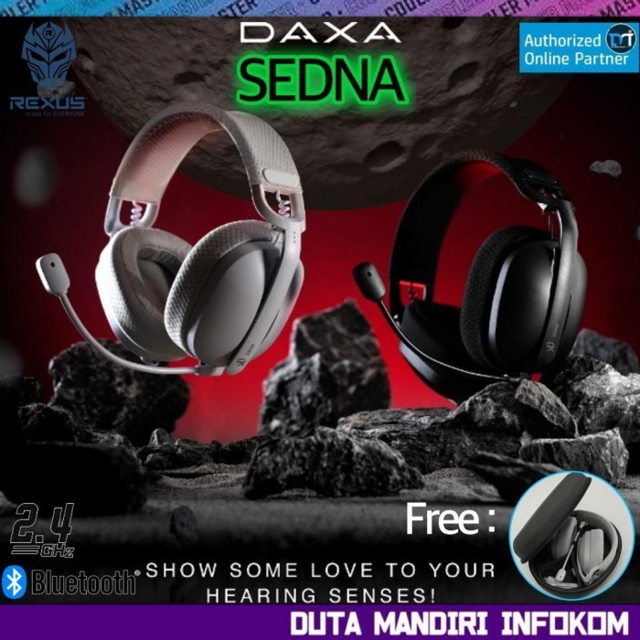 Jual Rexus Daxa SEDNA Wireless - Tri Mode tion Headset | Shopee Indonesia