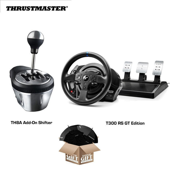 Jual Thrustmaster T300 RS GT & Shifter TH8A For PC, PS4 & PS5 | Shopee Indonesia